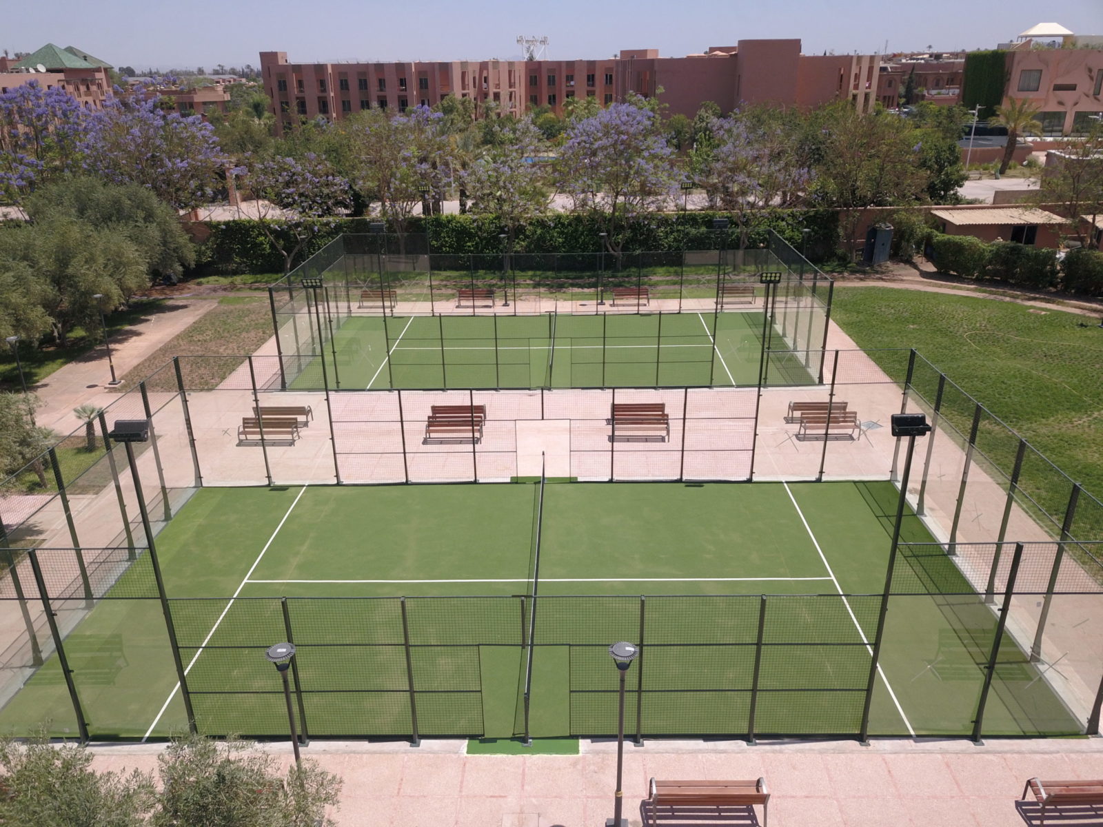 Construction terrain de Padel Maroc - Construction Villa Marrakech