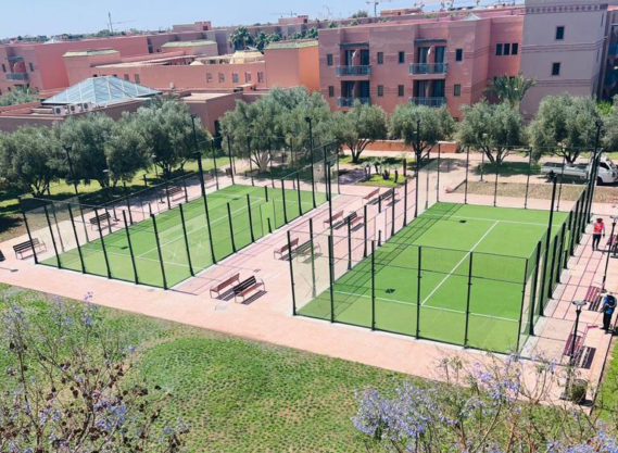 Construction Terrain de Padel à Jaal Riad Resort Marrakech ...